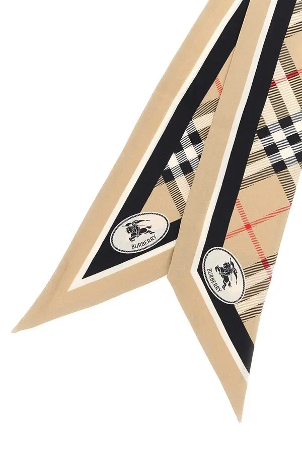 Burberry Embroidered Silk Foulard