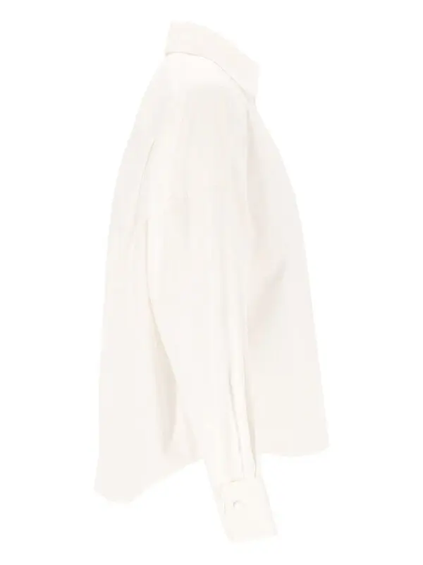 Max Mara Short Striped Cotton Shirt