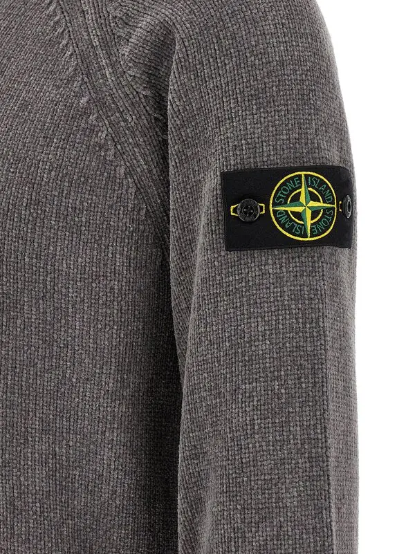Stone Island 5100013' Sweater - Gray