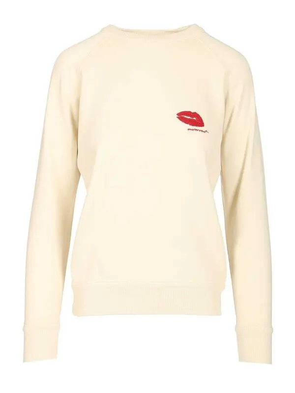 Isabel Marant Étoile Marant Millyny Cotton Hoodie With Logo - Cream