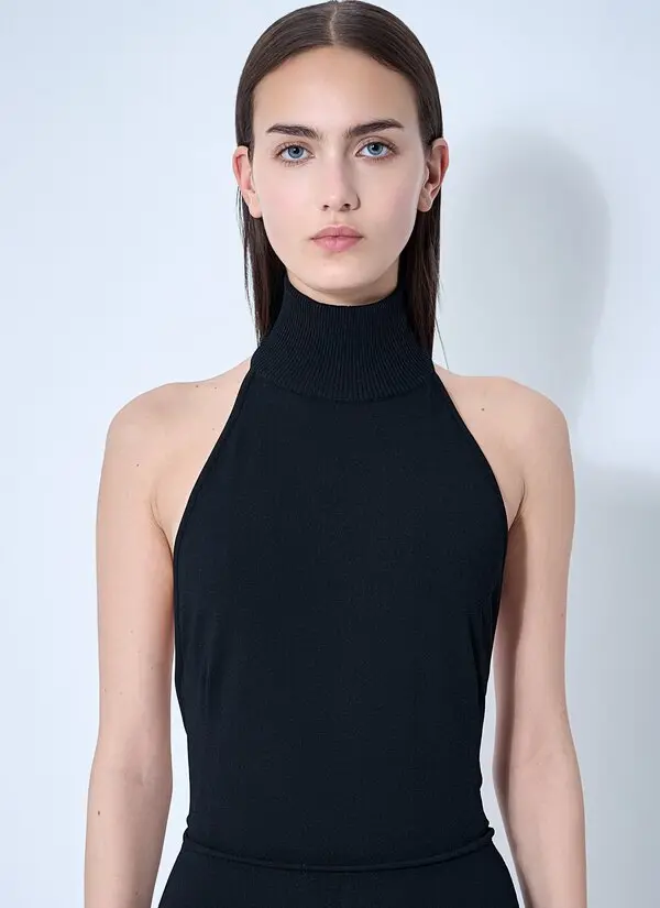 Max Mara Knit Halterneck Top