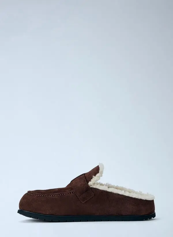 Prada Suede Mules