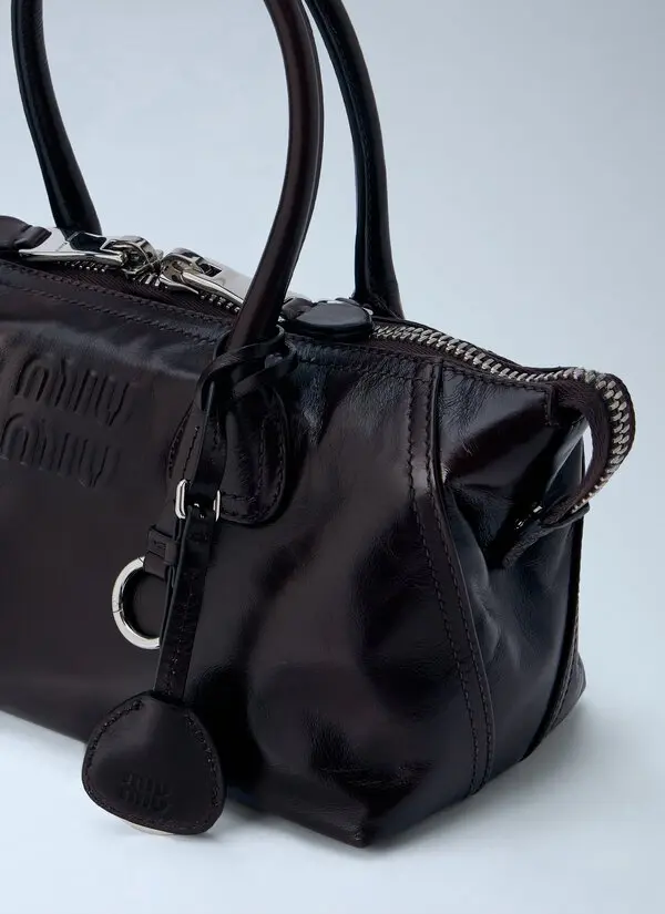Miu Miu Leather Top Handle Bag - Multicolor