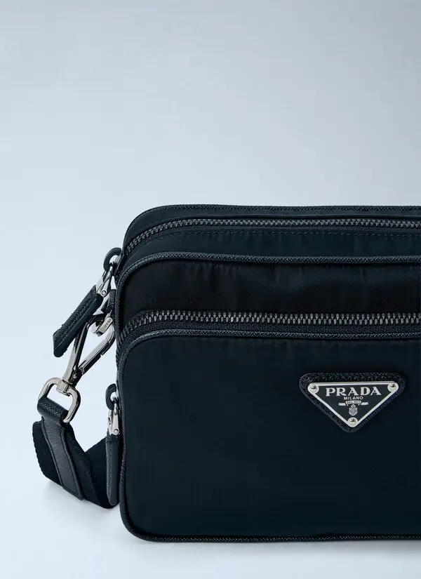 Prada Re-nylon And Saffiano Leather Crossbody Bag