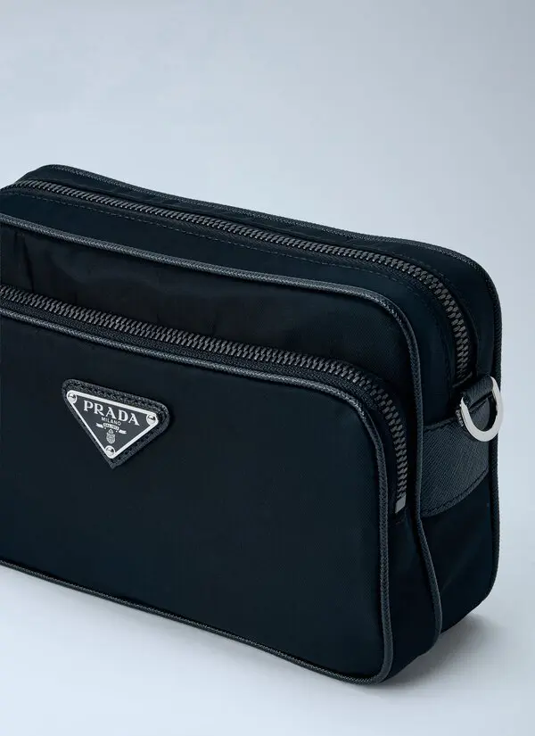 Prada Re-nylon And Saffiano Leather Crossbody Bag