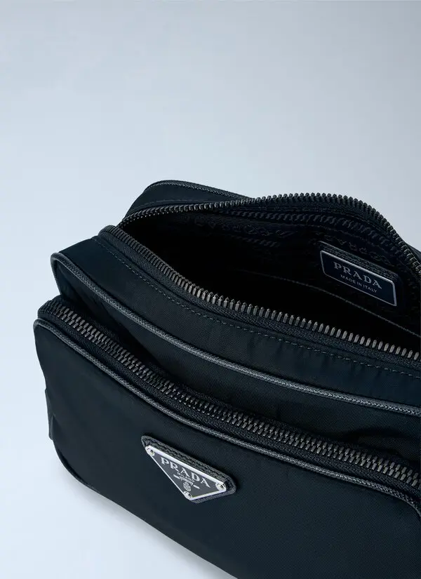 Prada Re-nylon And Saffiano Leather Crossbody Bag