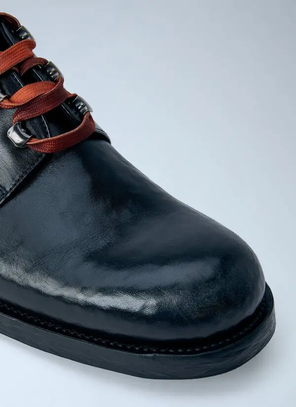 Prada Antiqued Leather Lace-ups