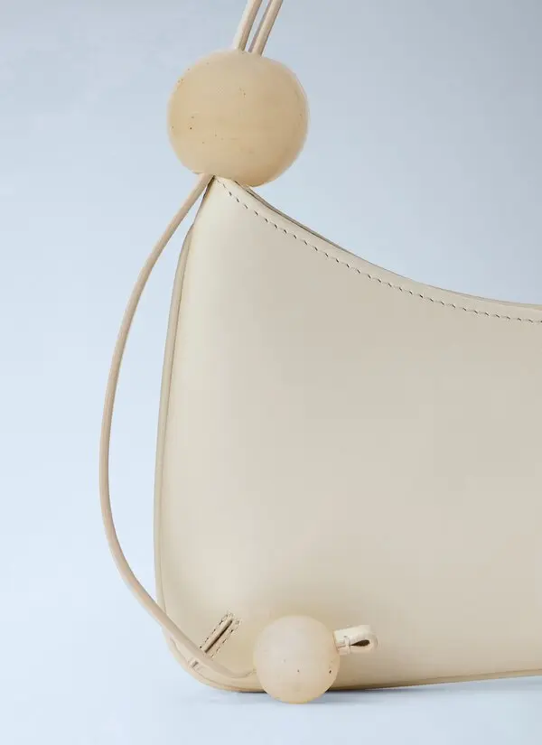 Jacquemus Le Bisou Perle Shoulder Bag - Cream