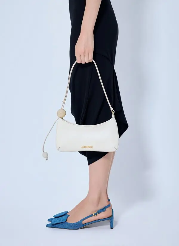 Jacquemus Le Bisou Perle Shoulder Bag - Cream