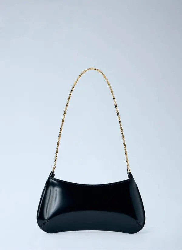 Jacquemus Le Petit Bisou Chaîne Shoulder Bag - Black