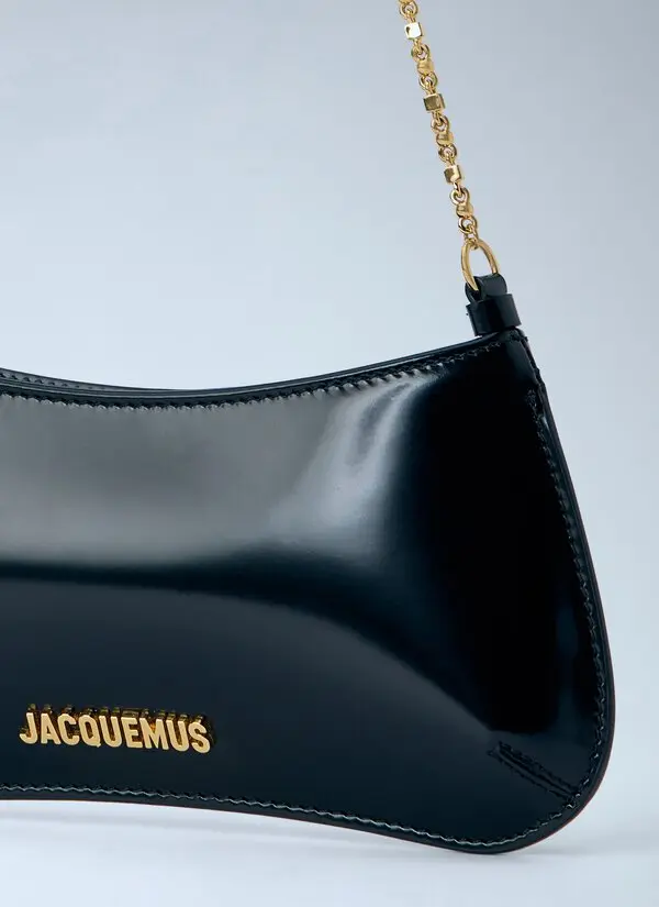Jacquemus Le Petit Bisou Chaîne Shoulder Bag - Black