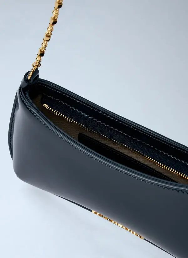 Jacquemus Le Petit Bisou Chaîne Shoulder Bag - Black