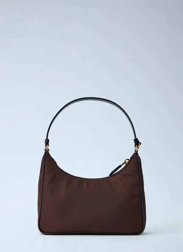 Prada Re-edition 2005 Re-nylon And Saffiano Mini Bag - Brown