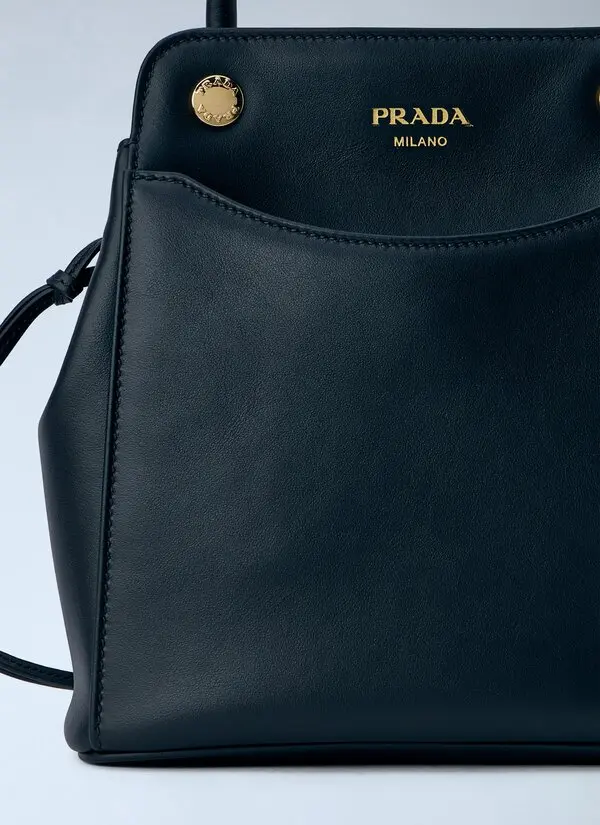 Prada Carry Mini Leather Handbag