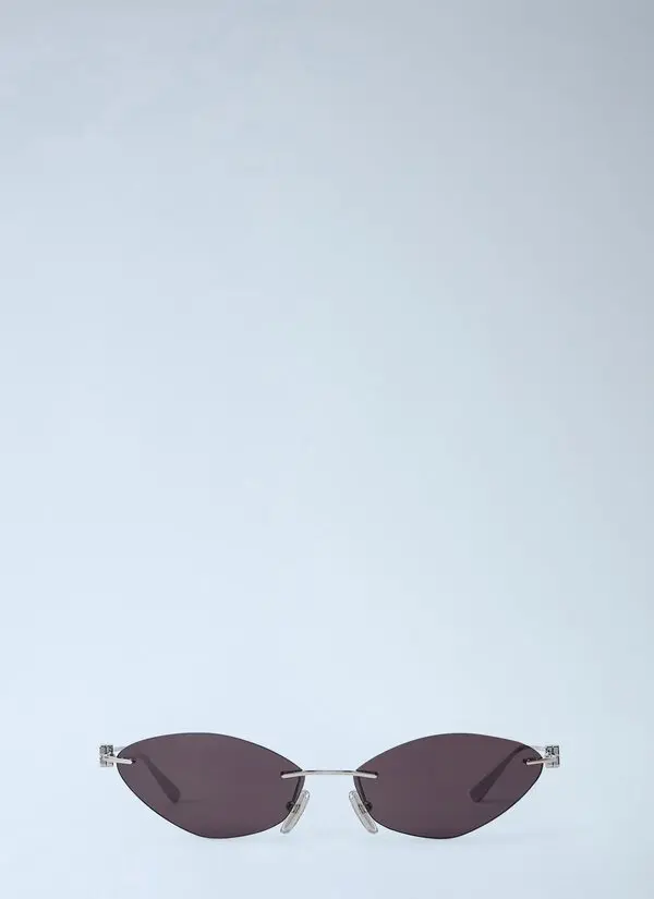 Balenciaga Nano Cat-eye Sunglasses - Silver