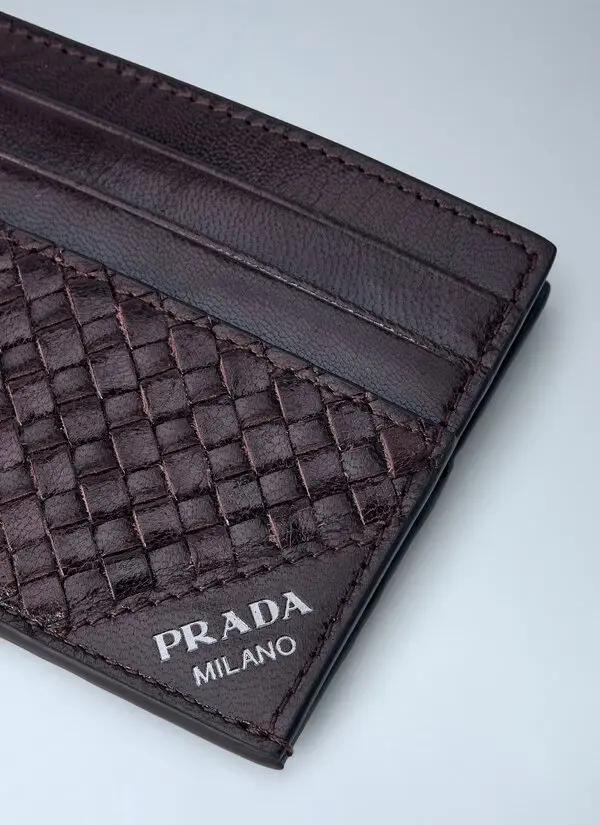 Prada Leather Card Holder
