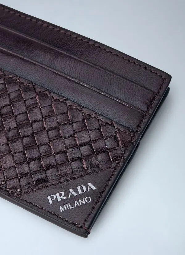Prada Leather Card Holder