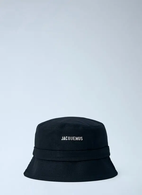 Jacquemus Le Bob Gadjo Bucket Hat - Black