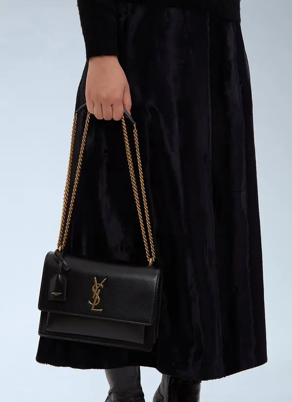 Saint Laurent Sunset Chain Shoulder Bag