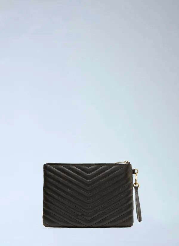 Saint Laurent Monogram Matelassé Pouch
