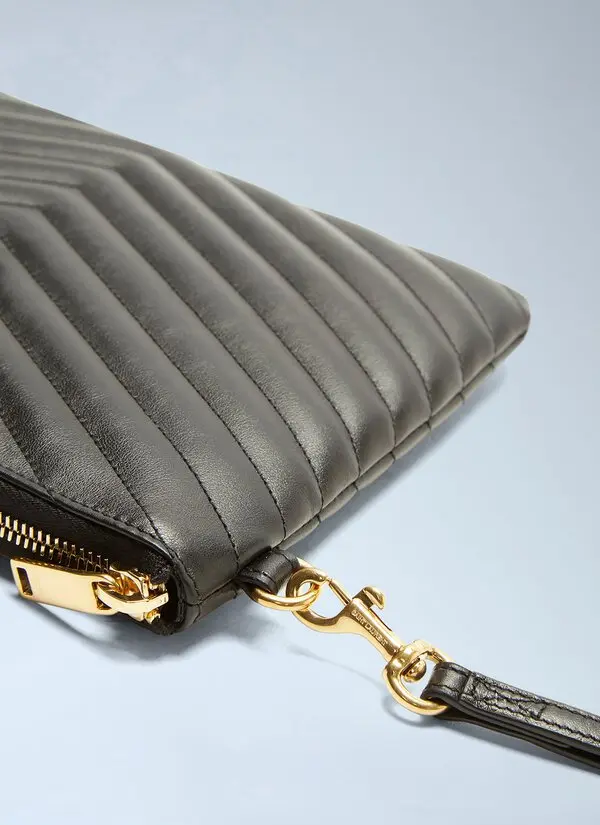 Saint Laurent Monogram Matelassé Pouch