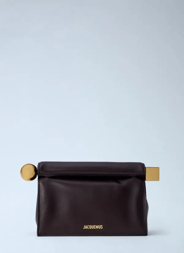 Jacquemus La Pochette Rond Carr - Brown