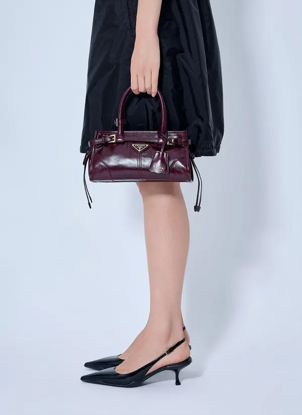 Prada Mini Bonnie Leather Handbag - Multicolor