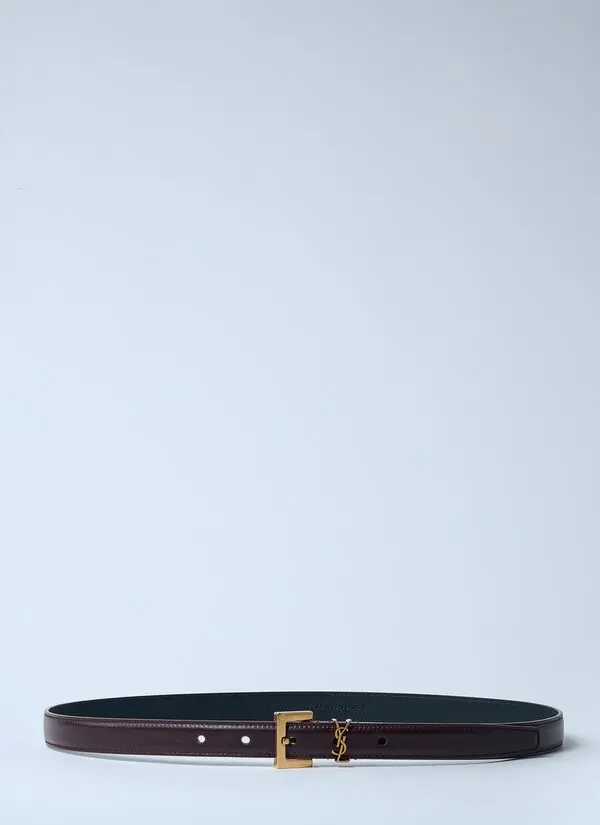 Saint Laurent Cassandre Thin Belt
