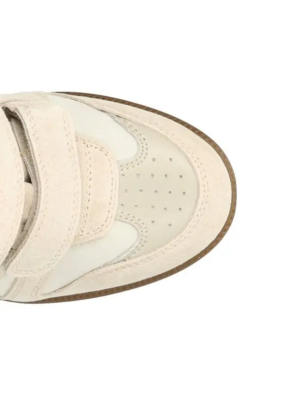 Isabel Marant Étoile Bekett Sneakers With Leather Wedge - White