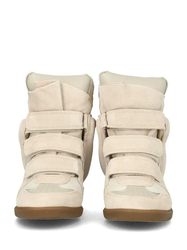Isabel Marant Étoile Bekett Sneakers With Leather Wedge - White