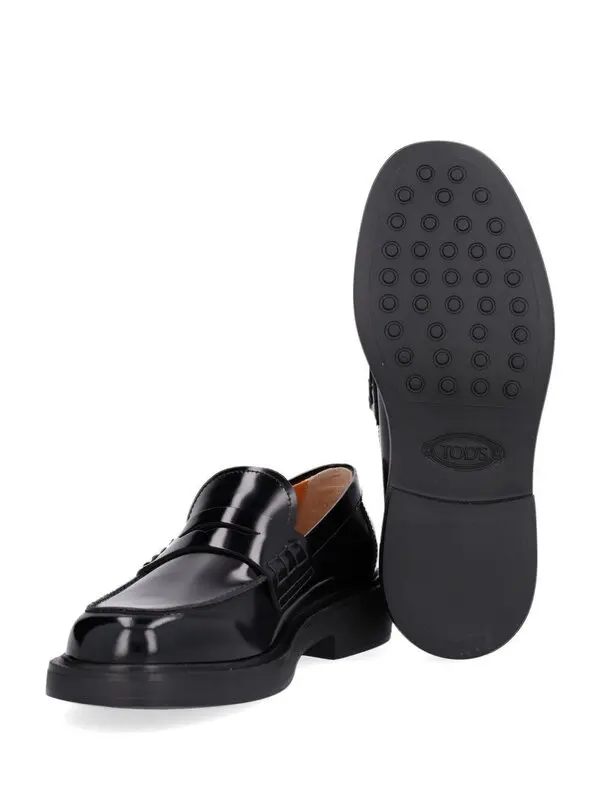 TOD'S Leather Moccasin - Black