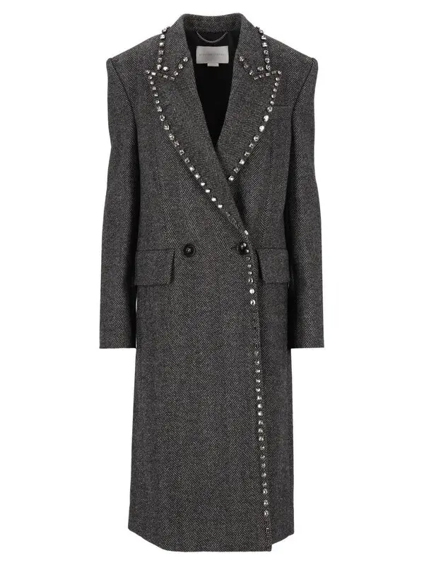 Stella McCartney Embellished Coat - Gray
