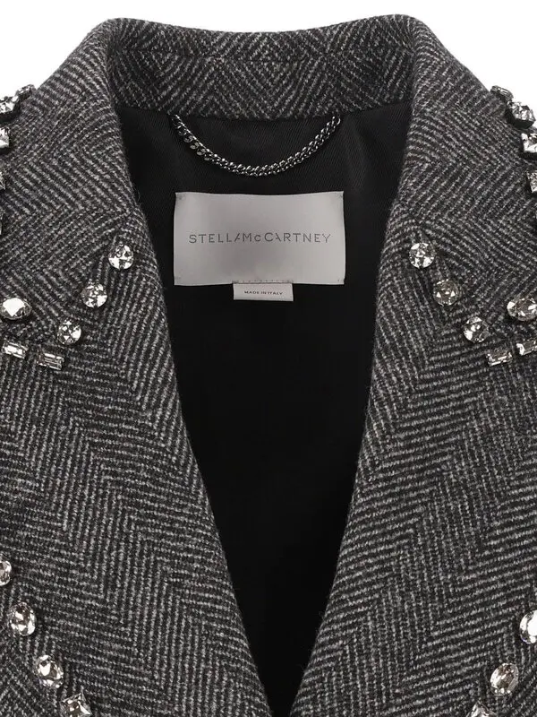 Stella McCartney Embellished Coat - Gray