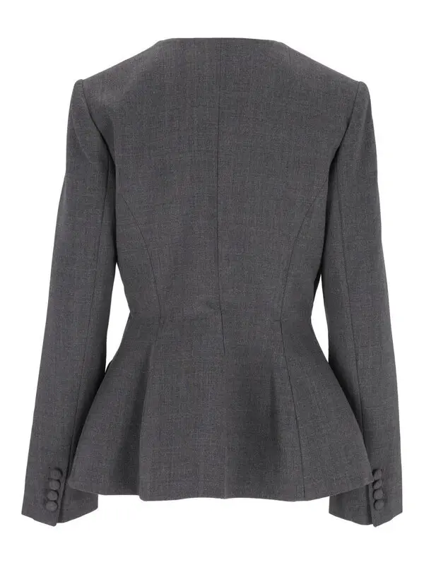 SELF-PORTRAIT Collarless Jacket