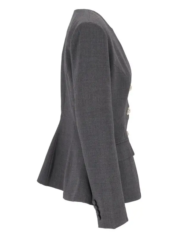SELF-PORTRAIT Collarless Jacket