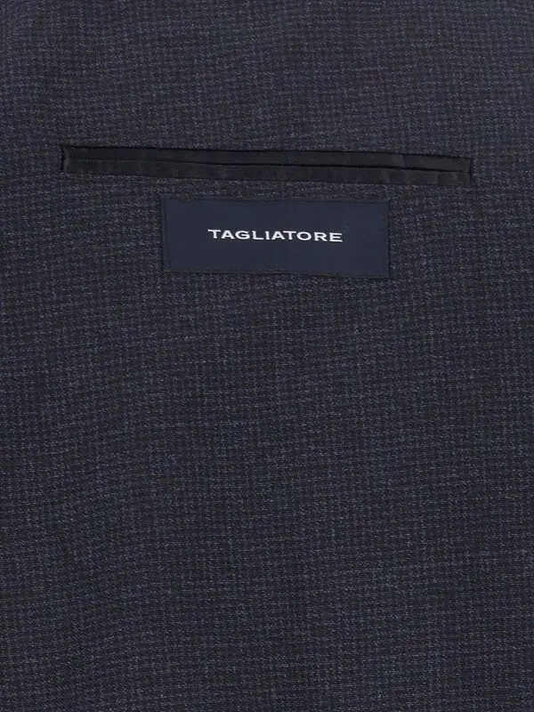Tagliatore Montecarlo Suit In Wool Canvas