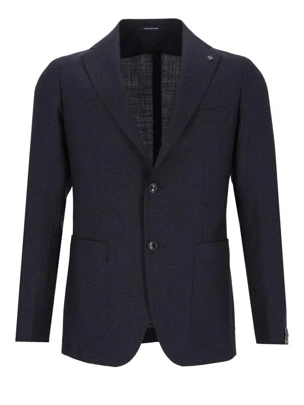 Tagliatore Montecarlo Suit In Wool Canvas - Gray