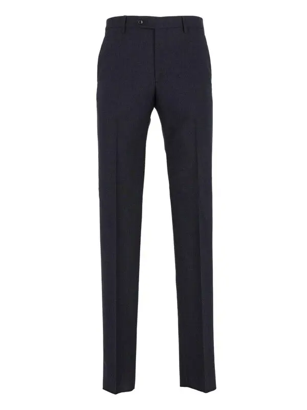 Tagliatore Montecarlo Suit In Wool Canvas - Gray