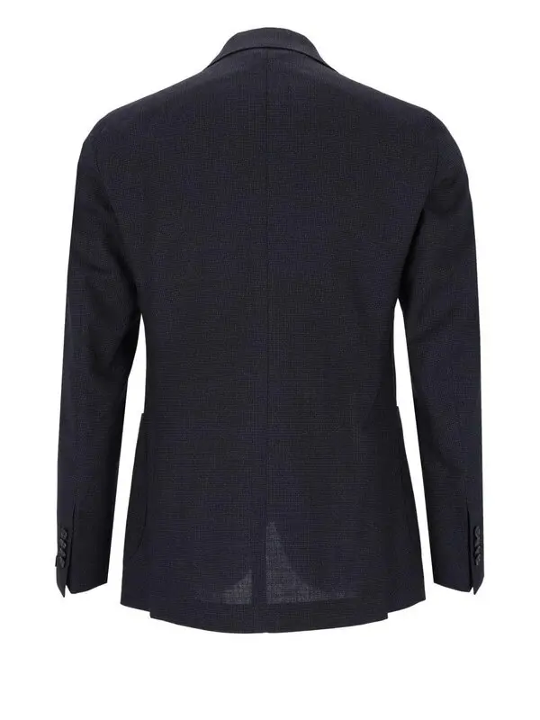 Tagliatore Montecarlo Suit In Wool Canvas - Gray