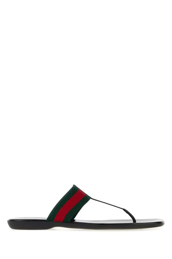Gucci Fabric Thong Slippers