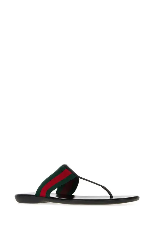 Gucci Fabric Thong Slippers