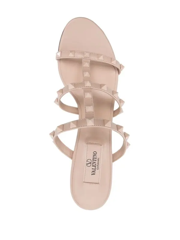 Valentino Garavani Rockstud Leather Sandals - Multicolor