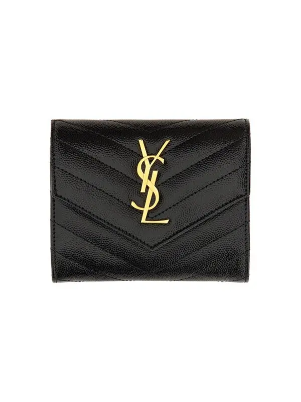 Saint Laurent Portafoglio Tri-fold "cassandre