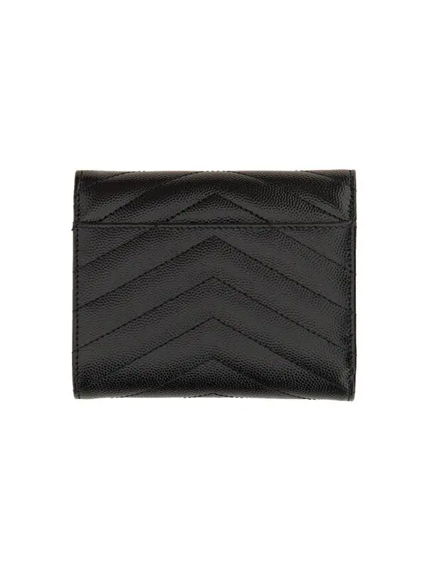 Saint Laurent Portafoglio Tri-fold "cassandre