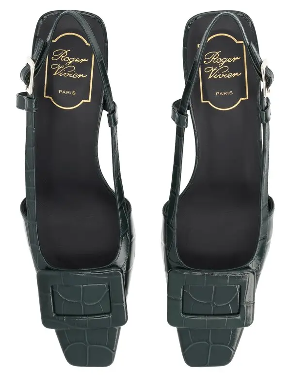 ROGER VIVIER Slingback "belle Vivier Night - Black