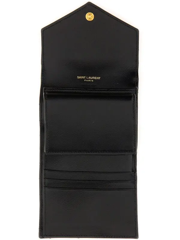 Saint Laurent Portafoglio "cassandre" Matelassé Multi-fold