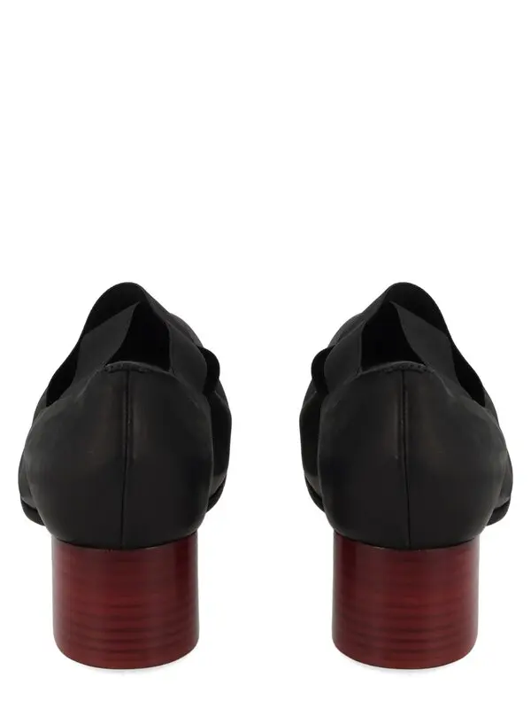 UMA WANG Ballerina In Pelle Con Tacco Medio