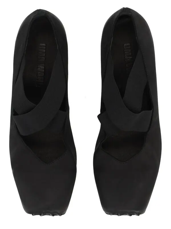 UMA WANG Ballerina In Pelle Con Tacco Medio