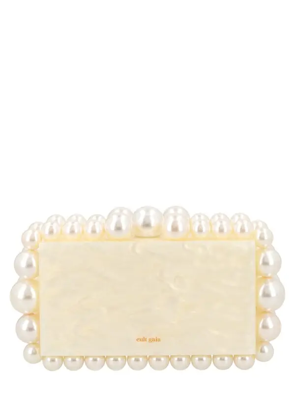 Cult Gaia Clutch "eos - Ivory