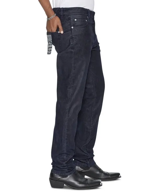 Ksubi Chitch Petrified Flock Cotton Blend Slim Fit 32.5 Jeans